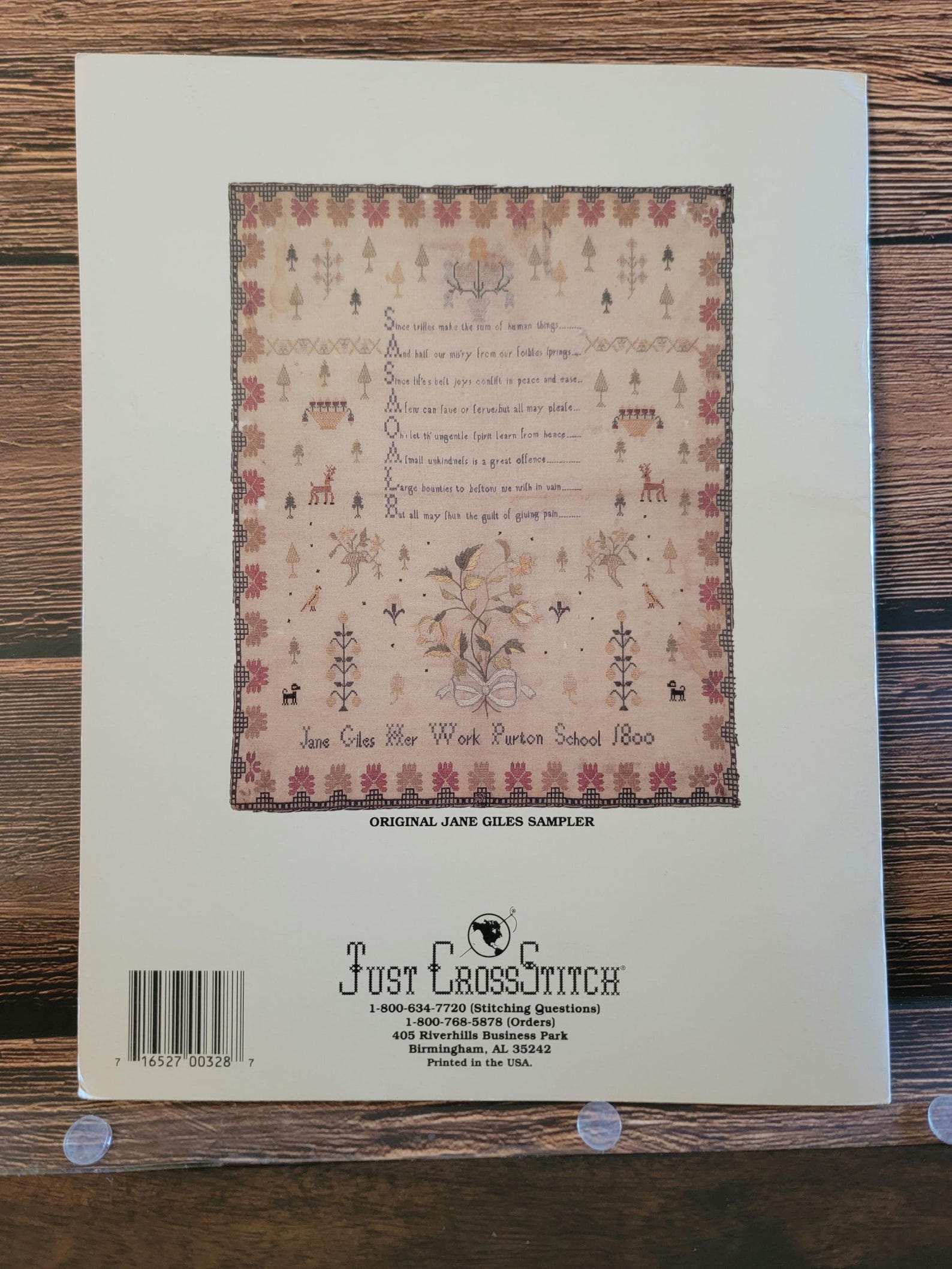 Jane Giles Sampler Cross Stitch Pattern - Etsy