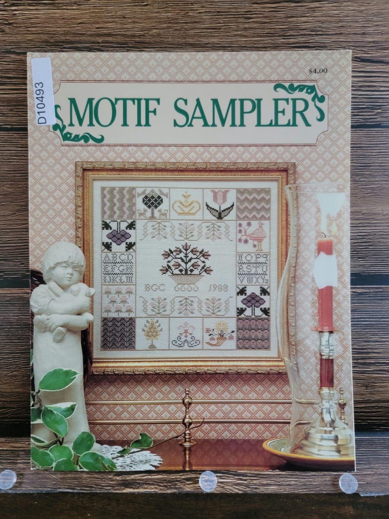 Motif Sampler - 8 Page Cross Stitch Chart - Etsy
