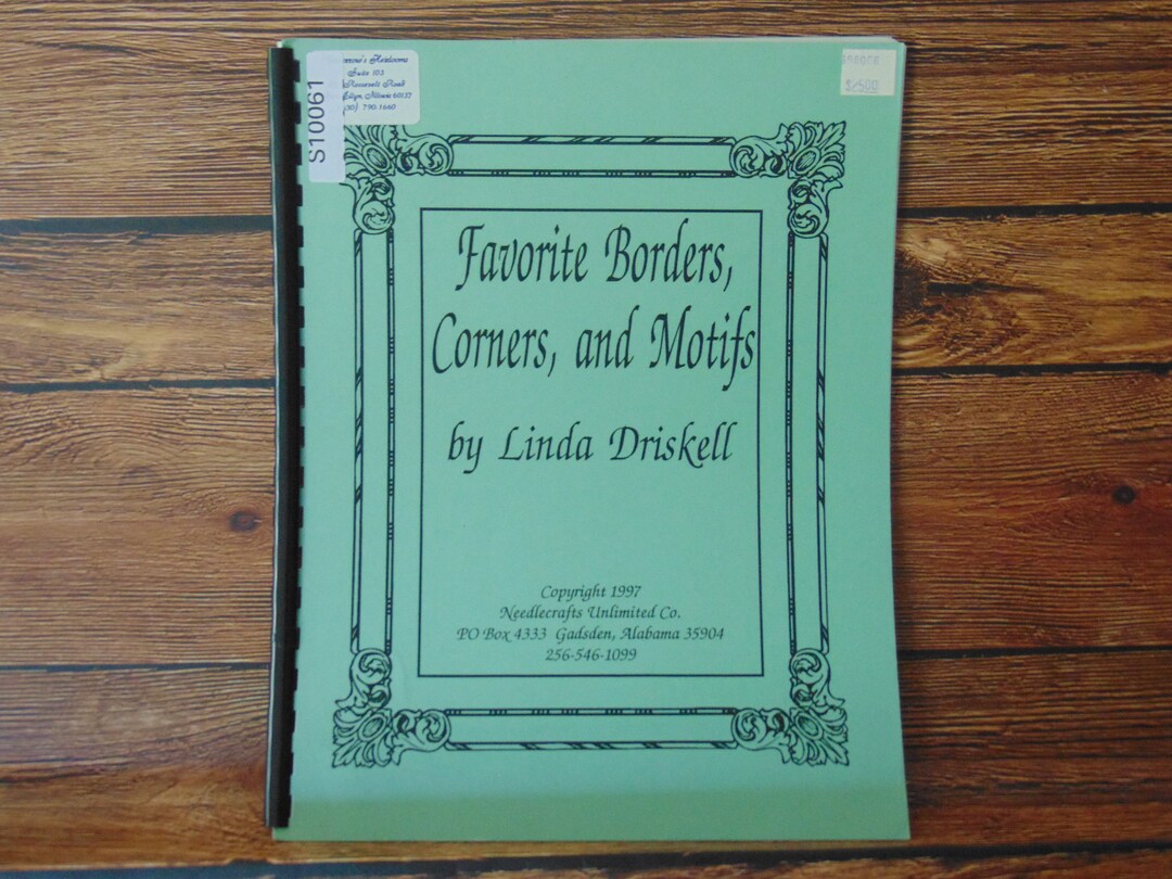 Favorite Borders, Corners, and Motifs 1997 Spiral Book - Etsy