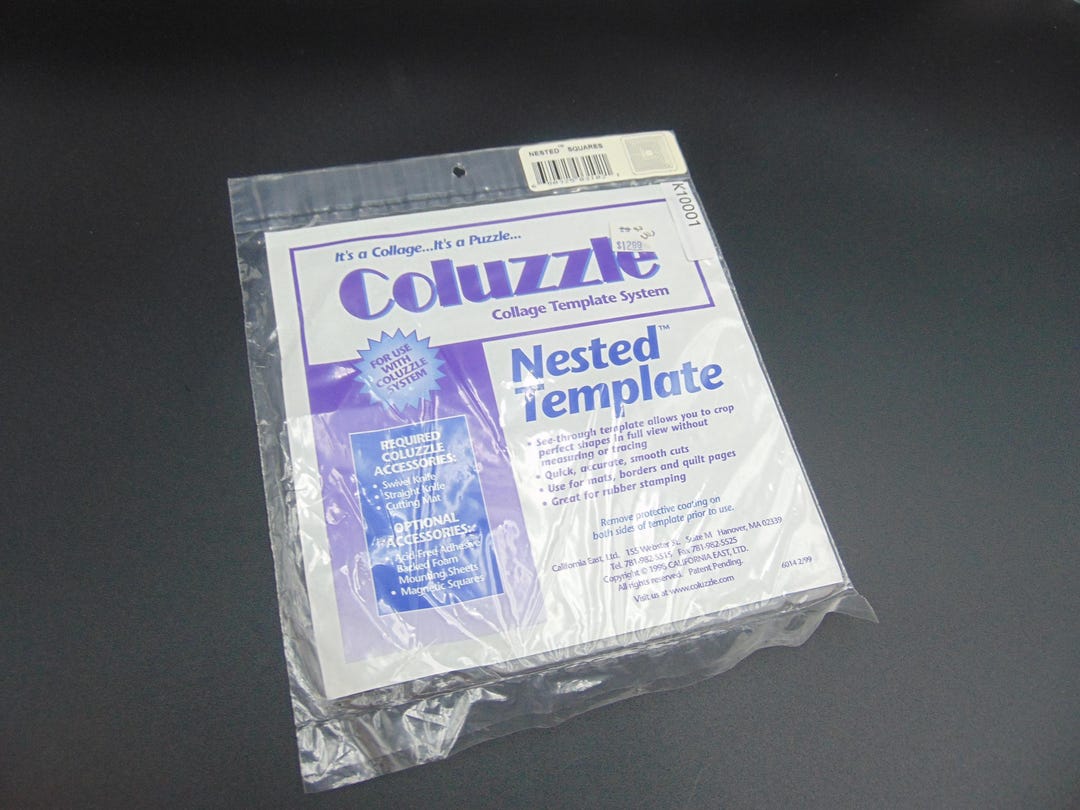 Square Nested COLUZZLE Collage System 1998 - Etsy