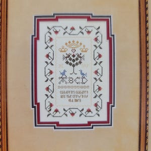 Crown Sampler - 4 Page Cross Stitch Chart - Etsy