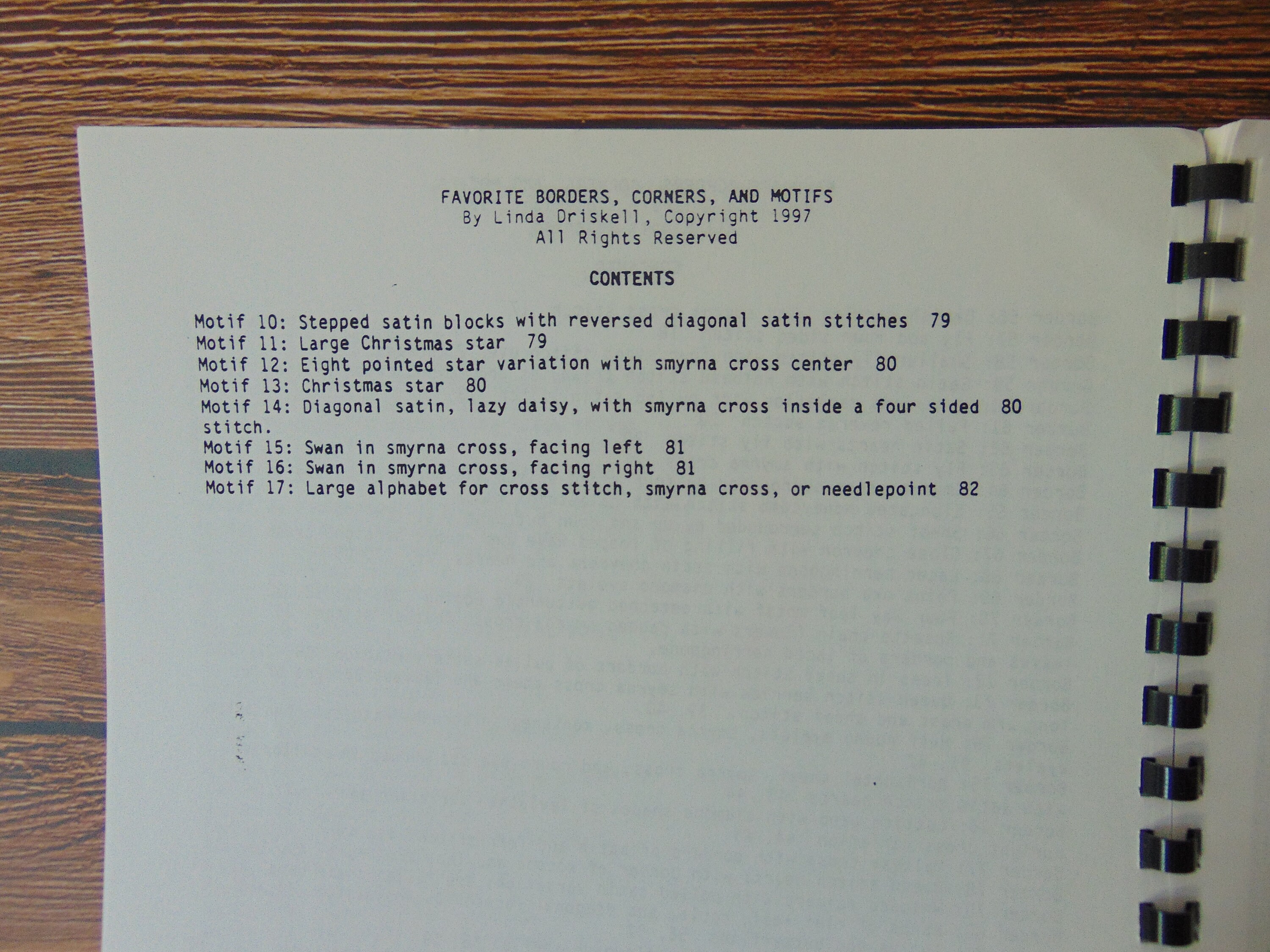 Favorite Borders, Corners, and Motifs 1997 Spiral Book - Etsy