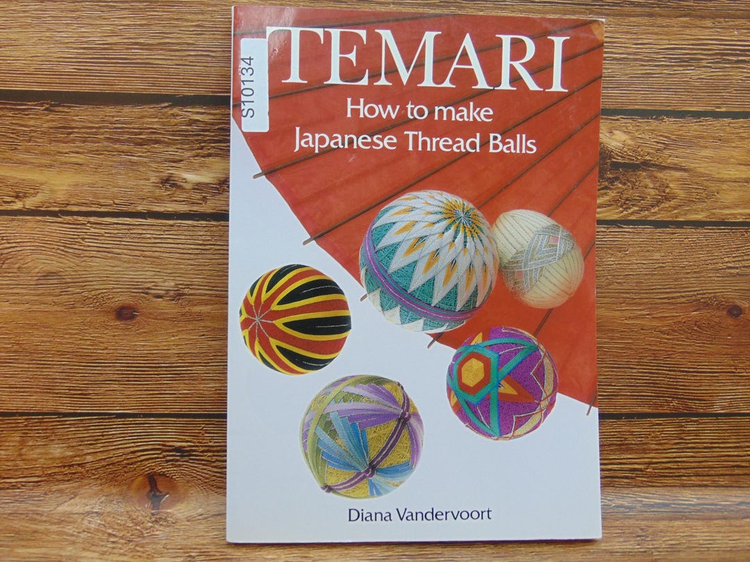 TEMARI Japanese Thread Balls - 1991 Book - Etsy
