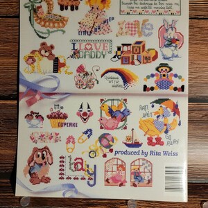 50 Cross Stitch Baby Designs - 18 Page Cross Stitch Booklet - Etsy