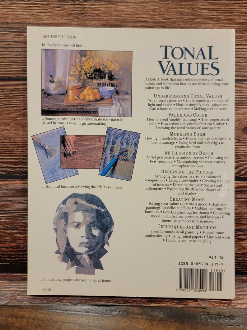 Tonal Values Painting Techniques Book - Etsy
