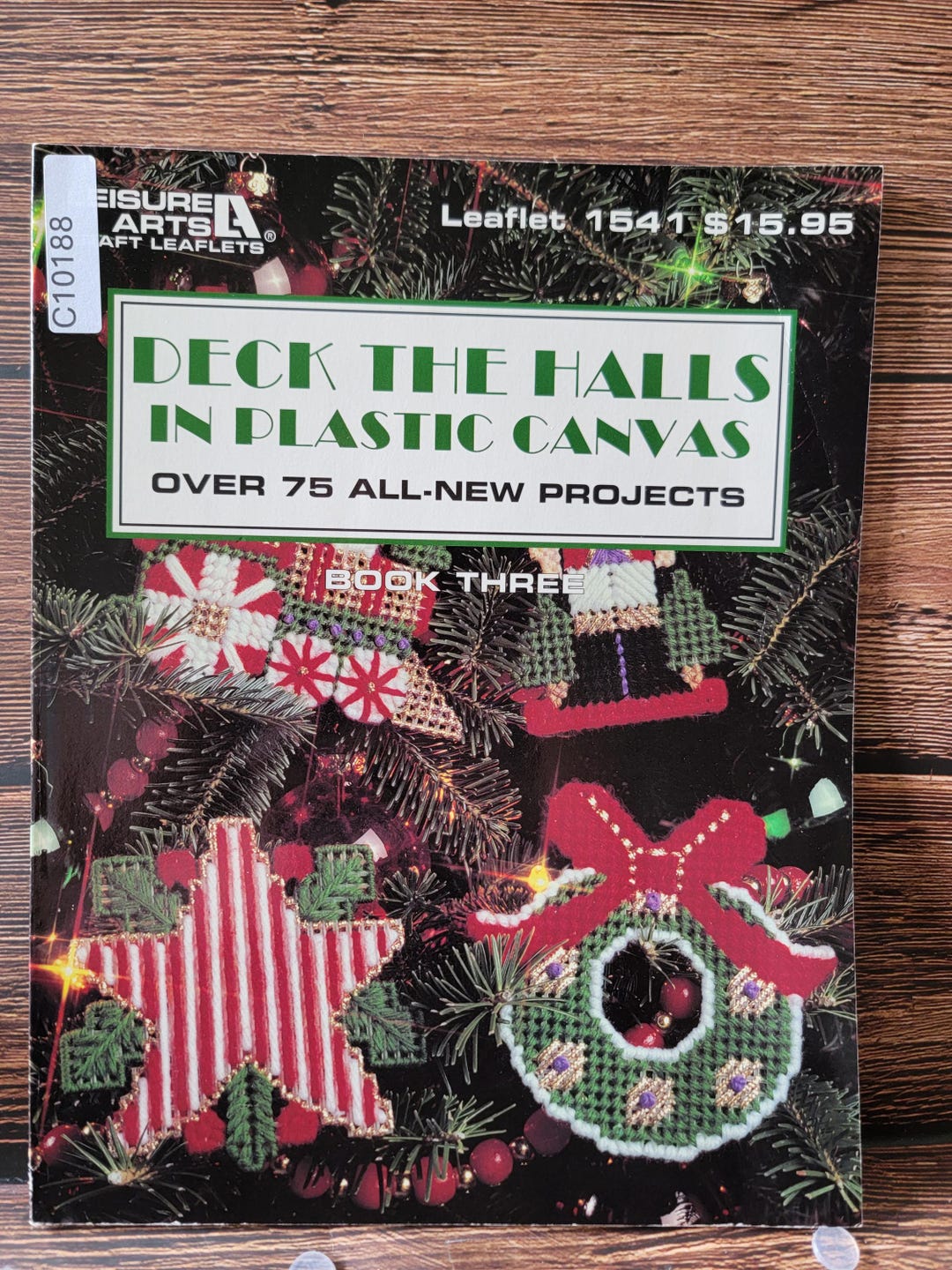 Deck the Halls in Plastic Canvas - Christmas Cross Stitch Book - Etsy
