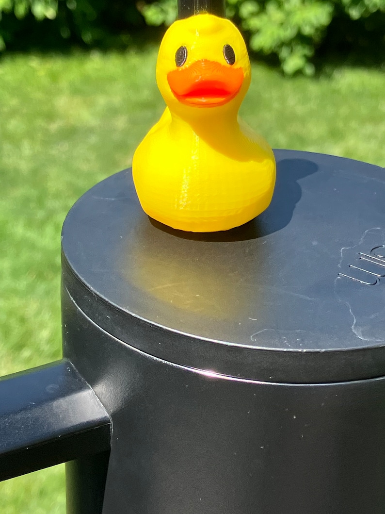 3D Printed Rubber Duck Straw Topper Stanely Cup - Etsy