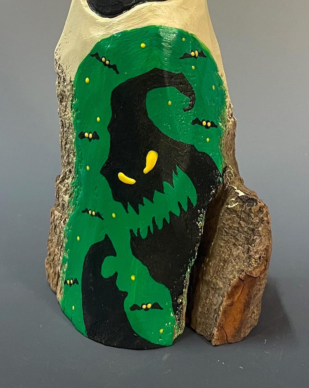 HAND CARVED Original 9 Oogie-boogie Ghost From 100 Year Old Cottonwood ...