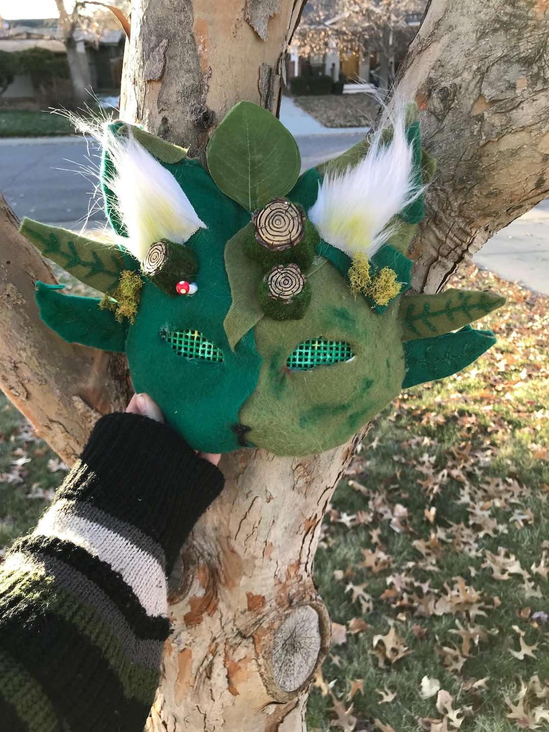 Forest Therian Mask and Tail - Etsy