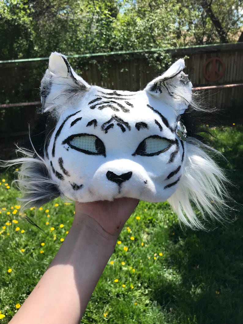 Siberian Tiger Therian Costume Mask - Etsy