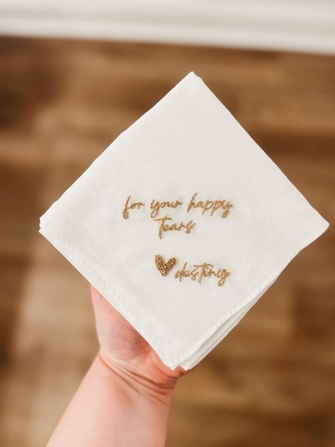 Custom Hand-stitched Handkerchief - Etsy