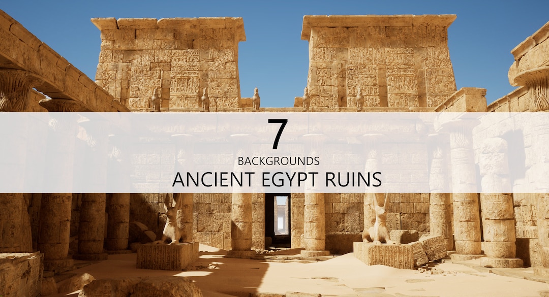 Ancient Egypt Ruins | Digital Backgrounds | Cinematic Scenes | Fantasy ...