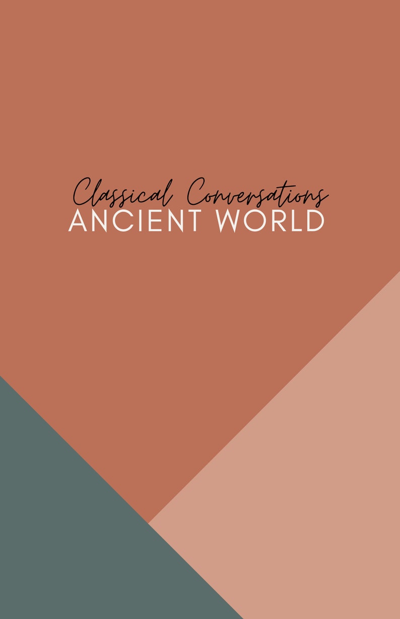 Classical Conversations History Binder Labels - Etsy