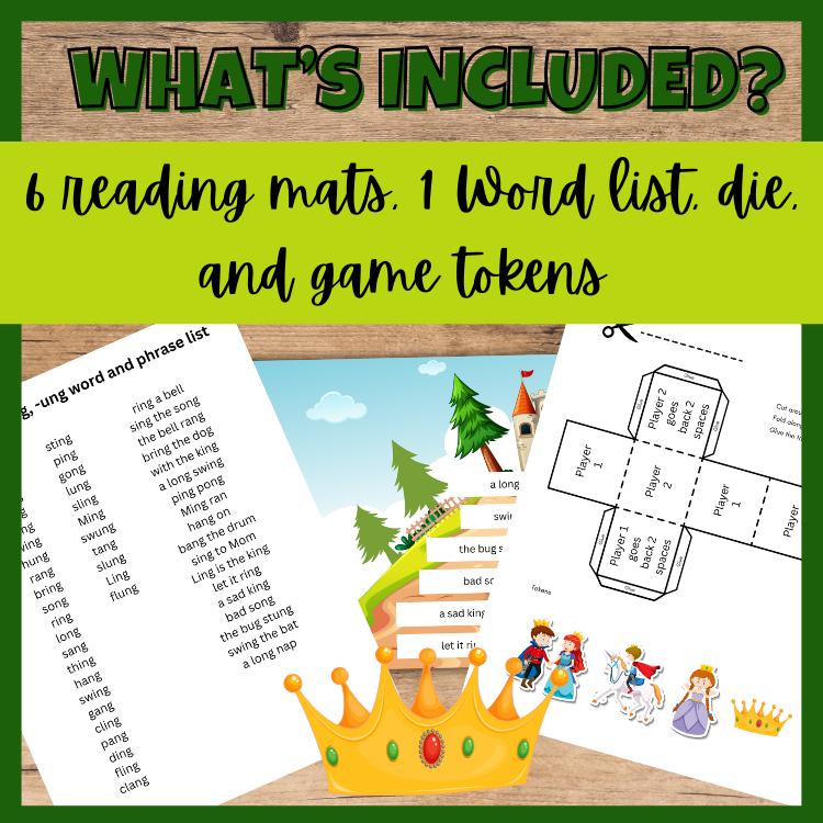 NG Word Family Phonics Game and Activity - Etsy