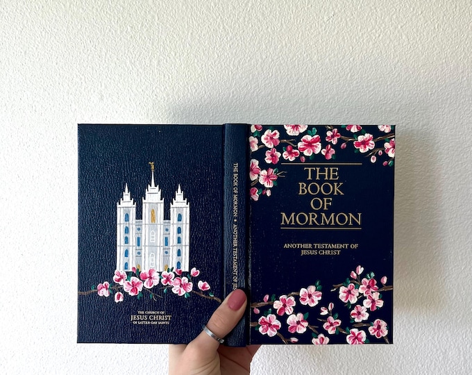 Hand-painted Floral Books of Mormon - Etsy