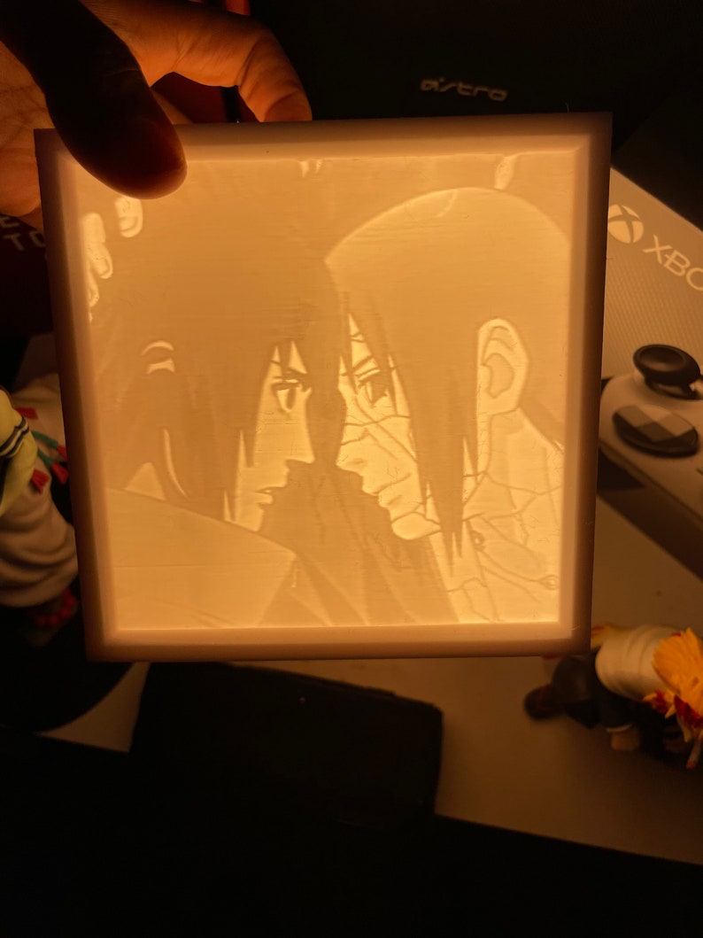 Custom 3D Printed Light Box, Home Decor, Gift, Decoration, Nightlight ...