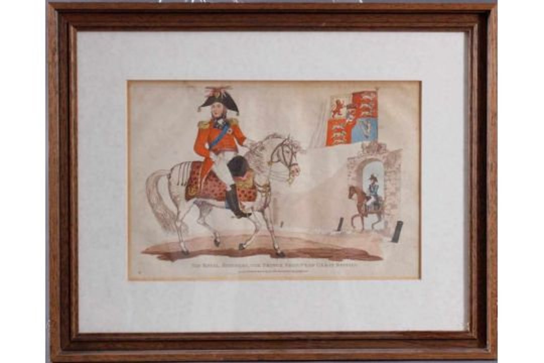 Framed 19th Century Engraving of the Prince Regent - Etsy