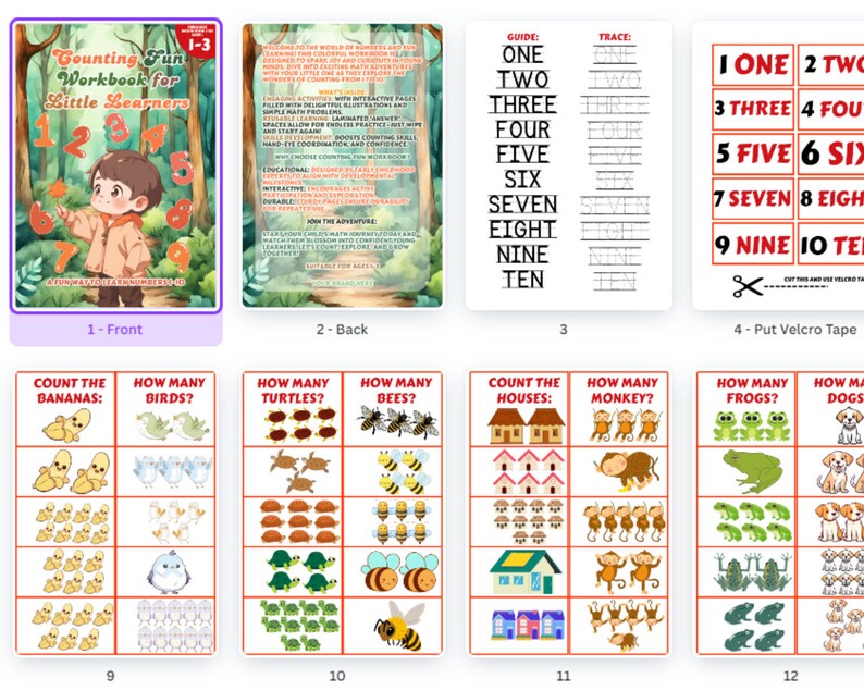 8-in-1 Math Activity Bundle for Kids Digital Download Fun & Educational ...