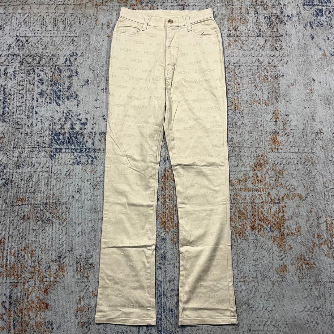 Vintage MCM Legere Monogram Pants - Etsy