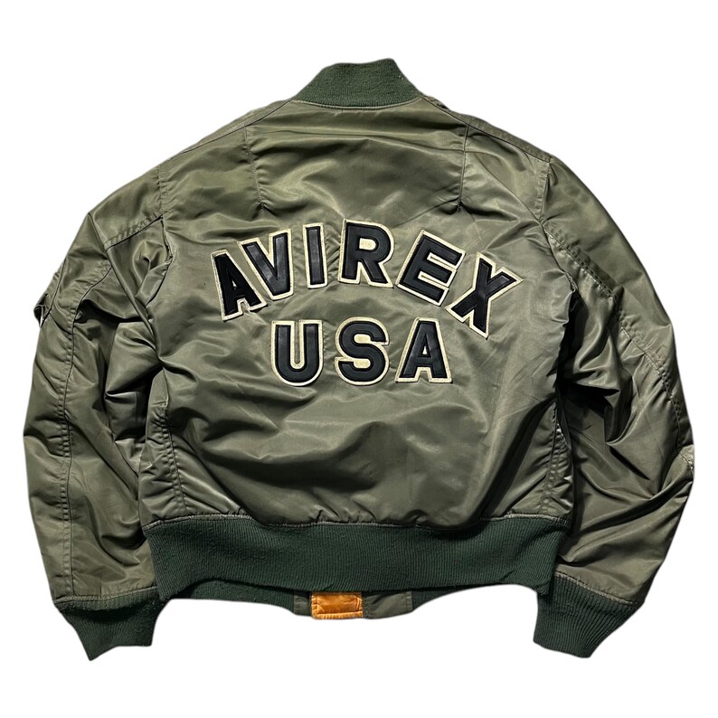 Vintage AVIREX USA Big Logo MA-1 Military Flight Bomber Jacket - Etsy