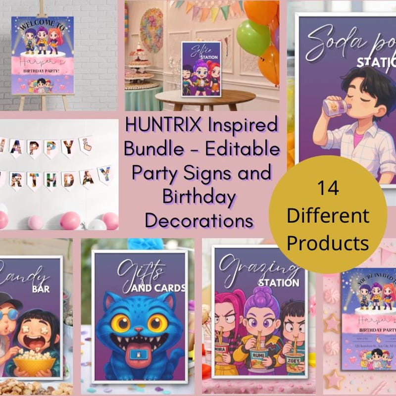Huntrix Chibi - Etsy