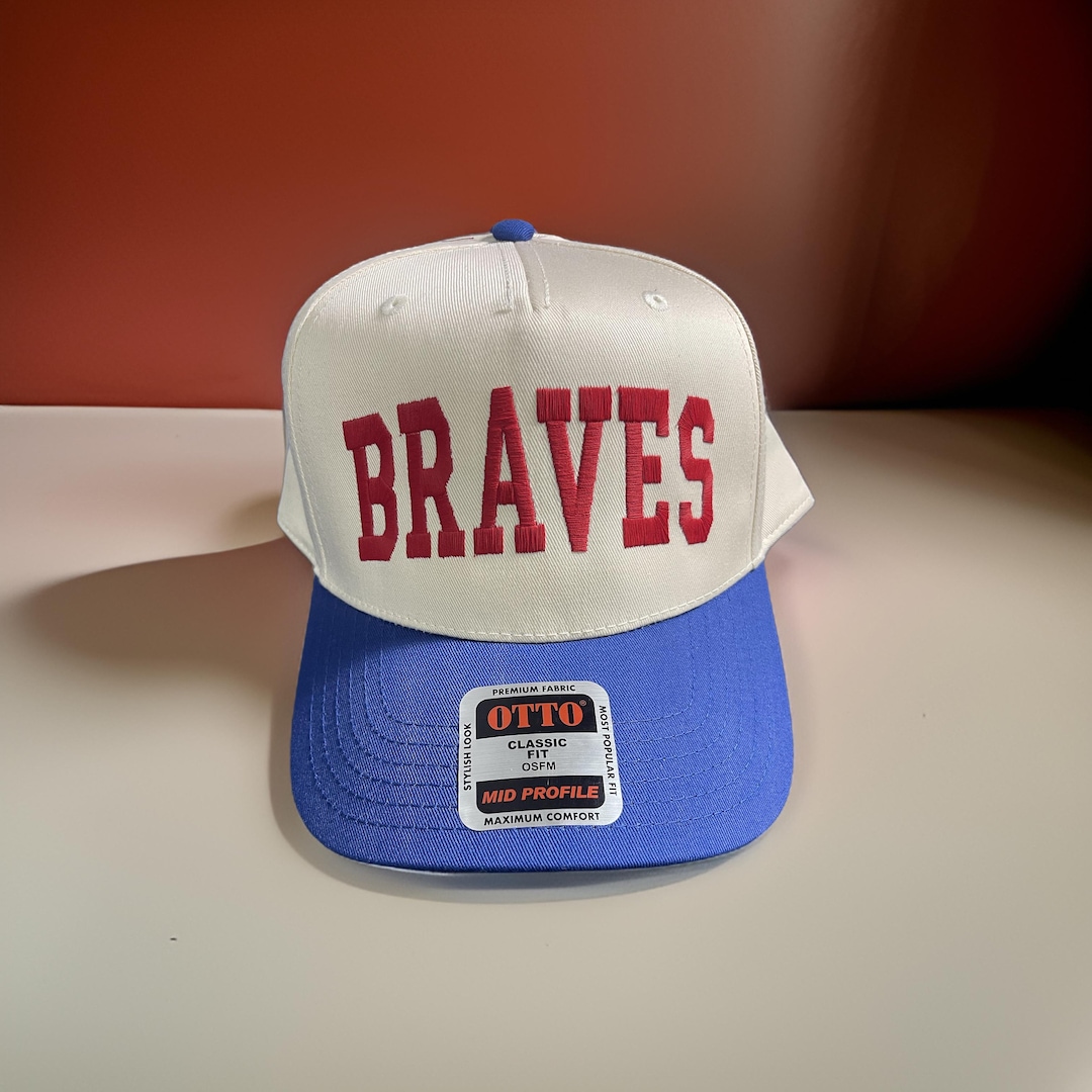 Vintage Braves Embroidered Cap Atlanta Braves Retro Snapback Hat ...