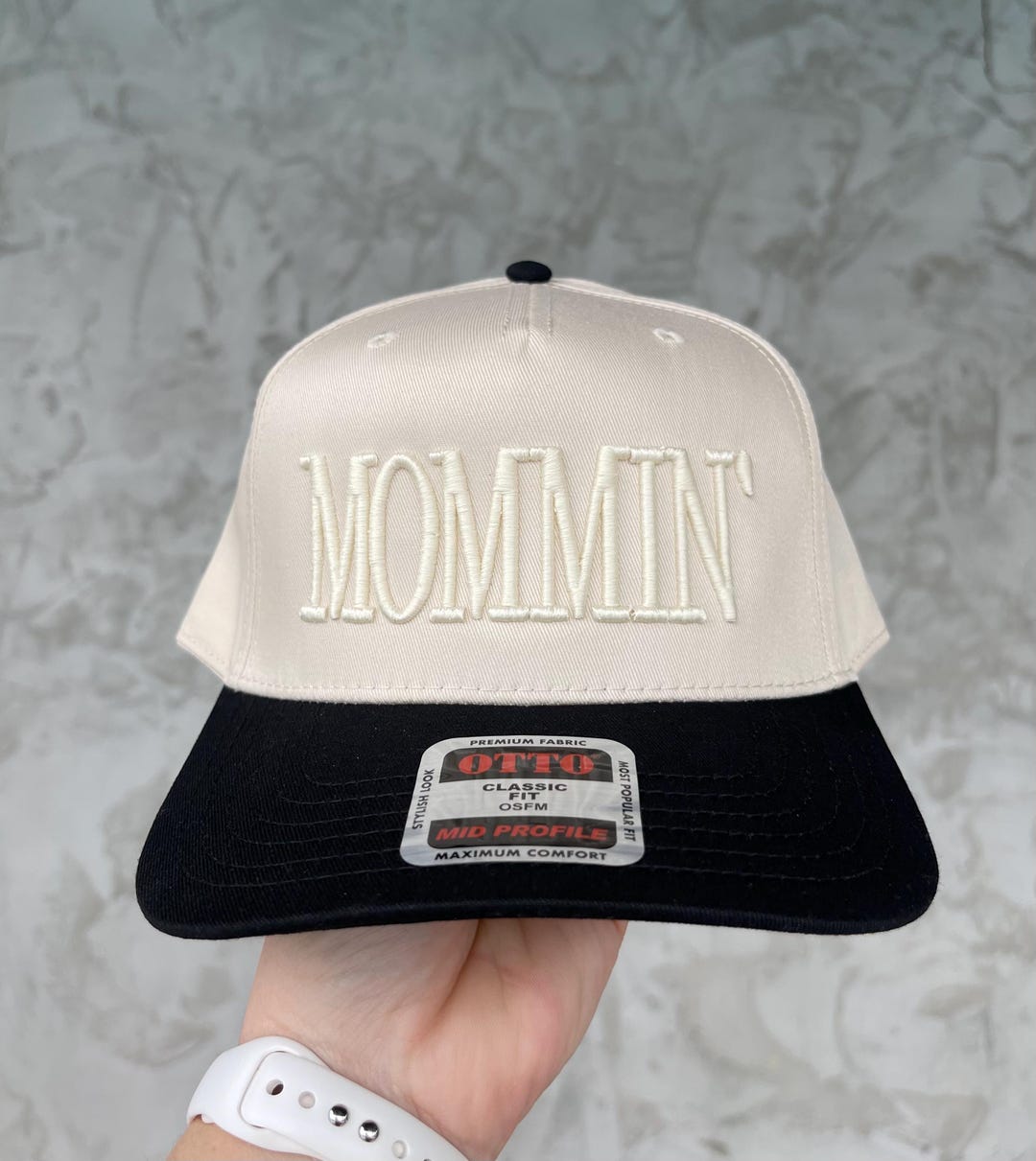 Mommin’ Embroidered Puff Hat - Etsy