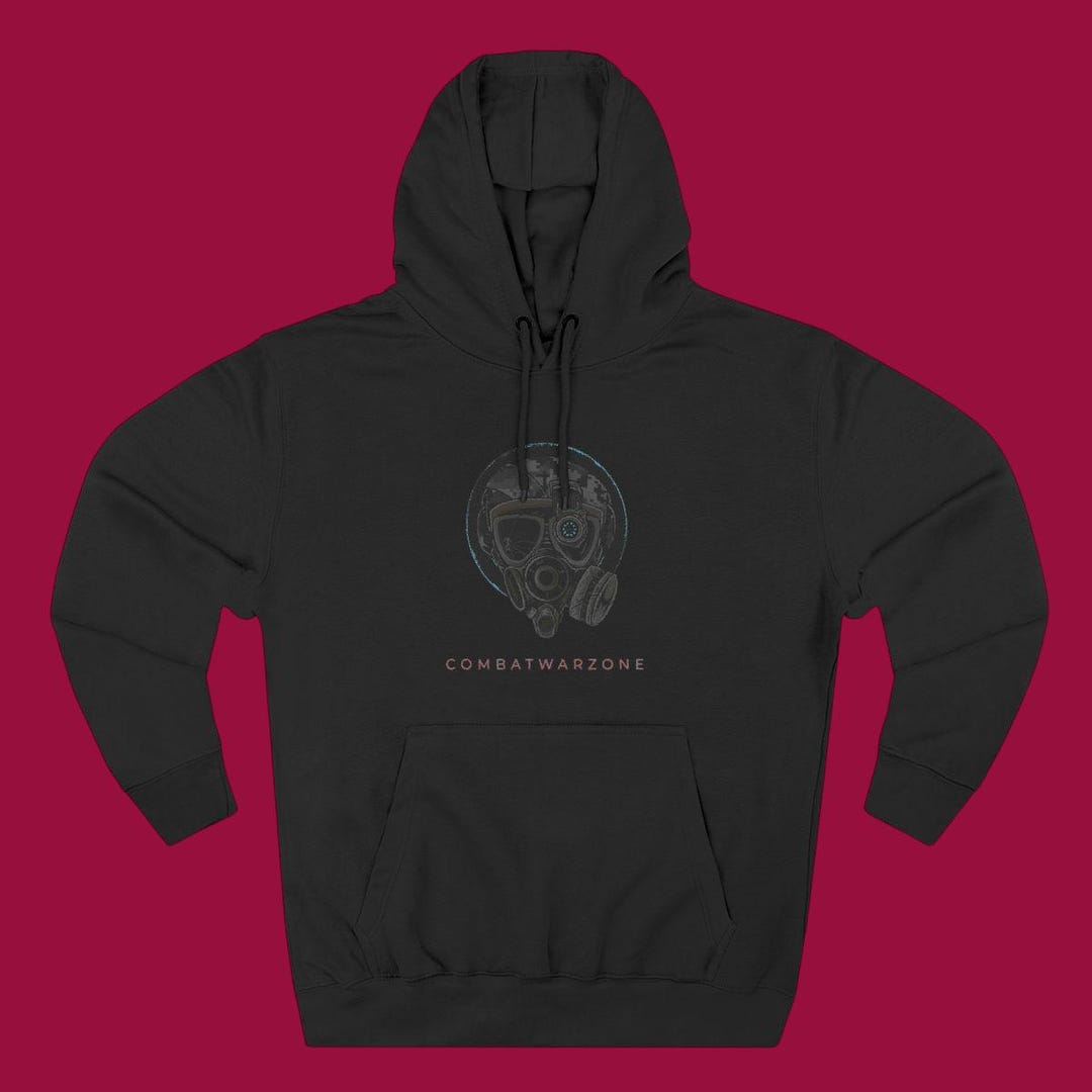 Soldier Logo Military Hoodie, Three-panel Fleece Hoodie, Combat Warzone ...