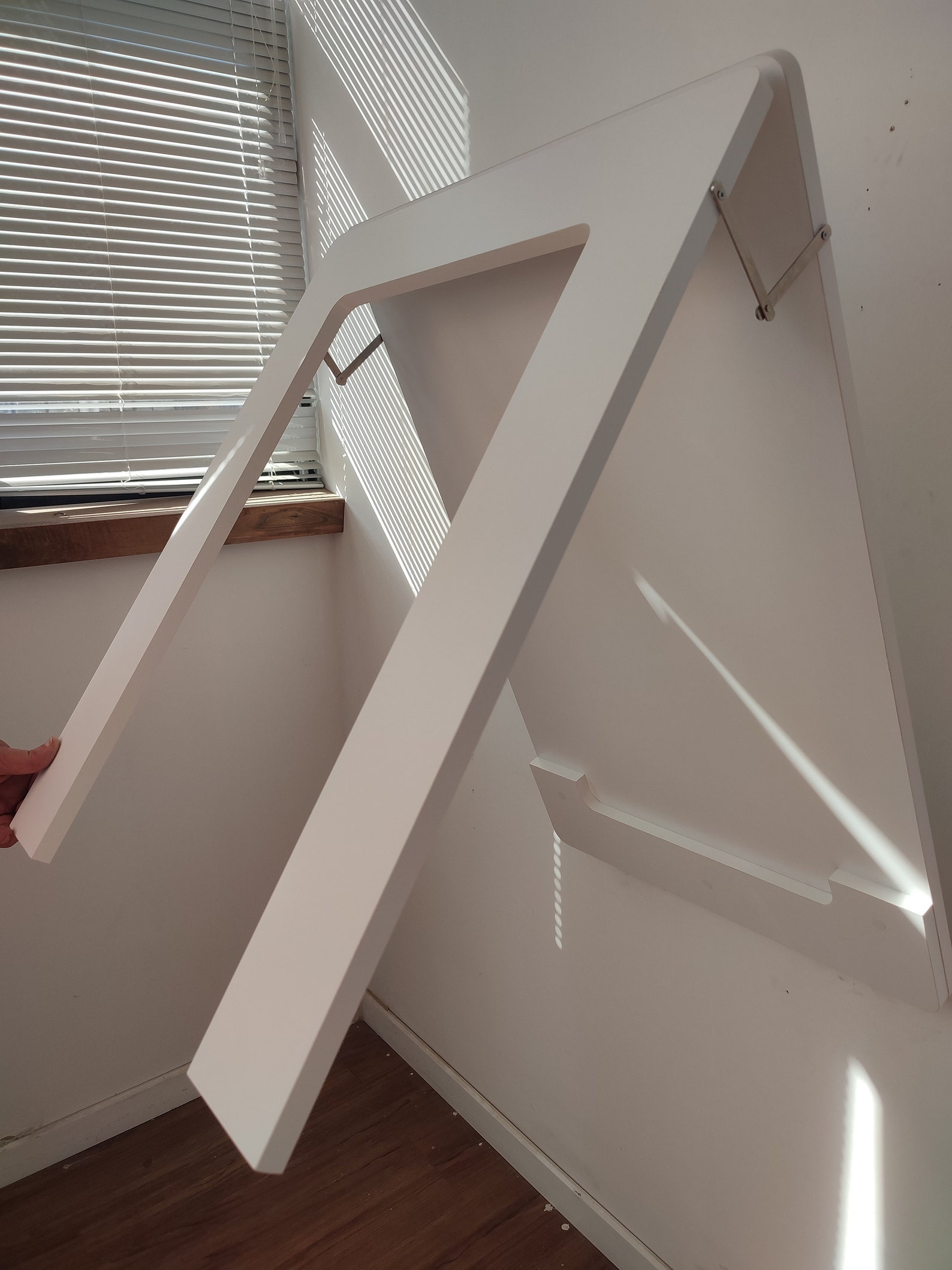 Specially Designed Framed Murphy Table, Wall Mounted Folding Table ...