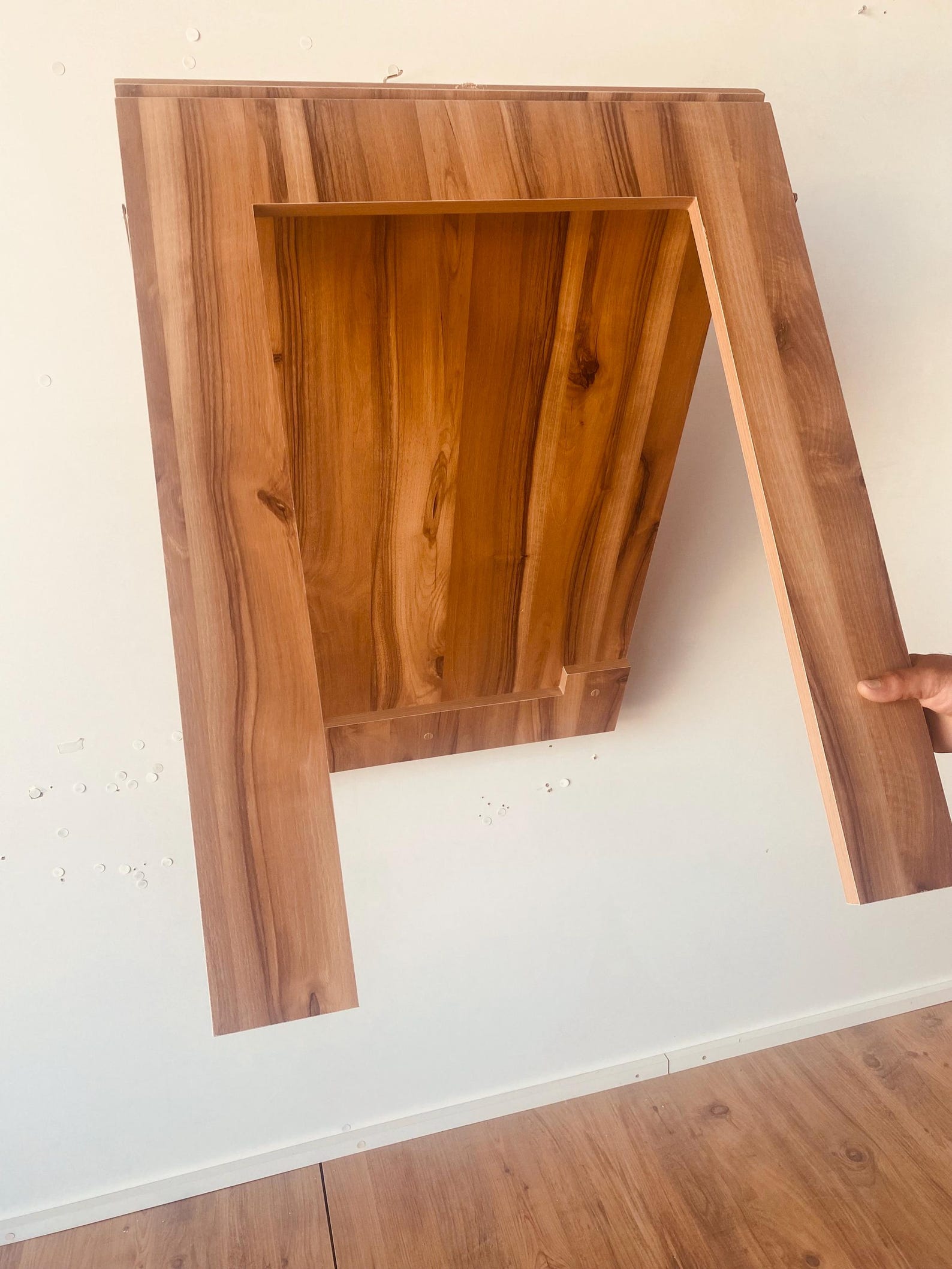 Specially Designed Framed Murphy Table, Wall Mounted Folding Table ...