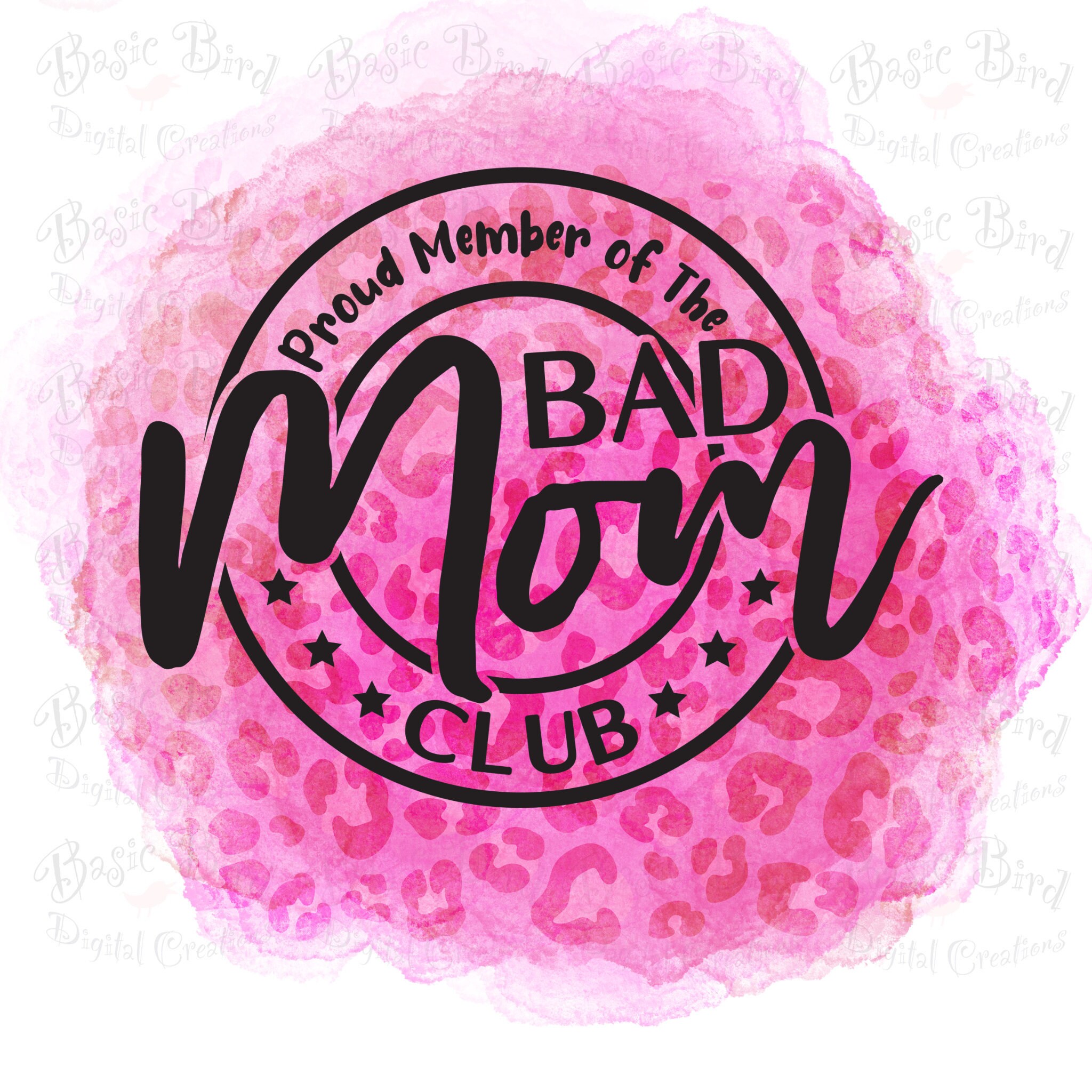 Bad Mom Club Png Etsy