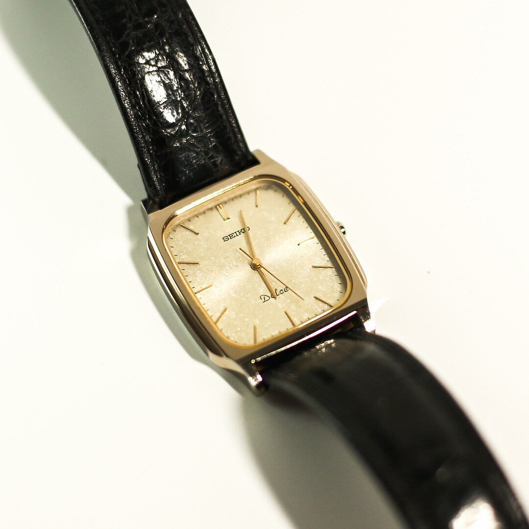 Vintage Watch Seiko Dolce 8N41-507A Tank Shape - Etsy