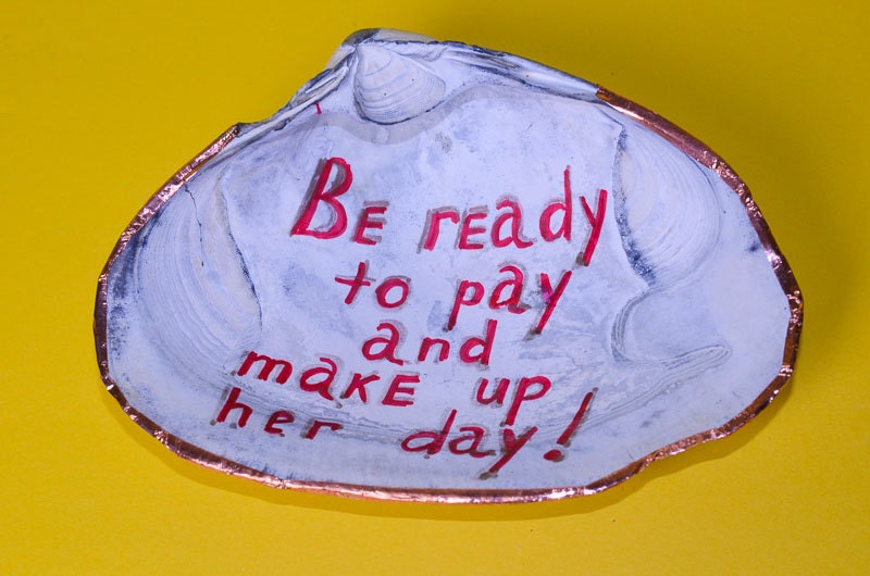 Humorous Greeting Shell for Good Luck and Fortune From New - Etsy