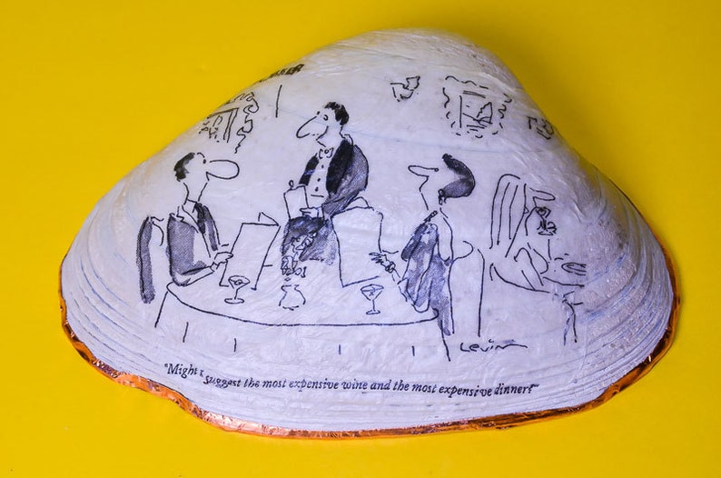 Humorous Greeting Shell for Good Luck and Fortune From New - Etsy