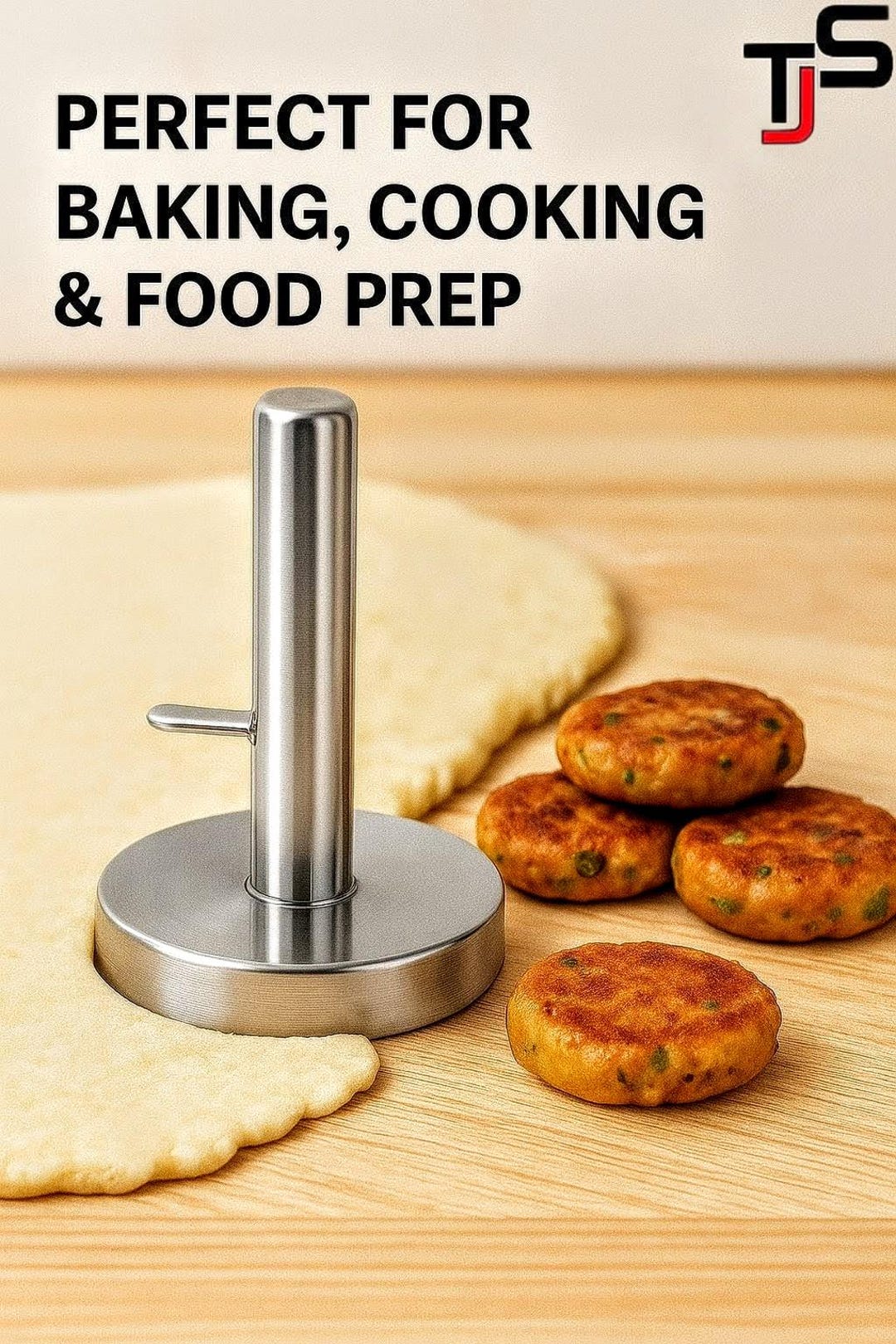 Stainless Steel Patty and Falafel Maker Set: 5-size Dough Cutters - Etsy