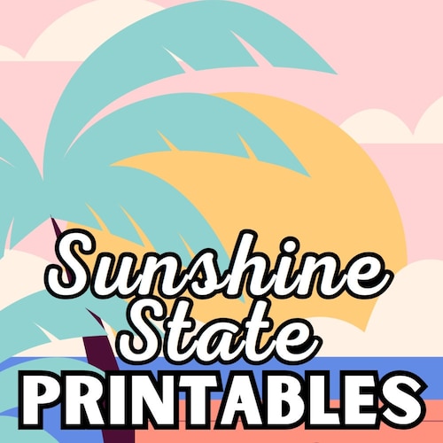 SunnyStatePrintables - Etsy