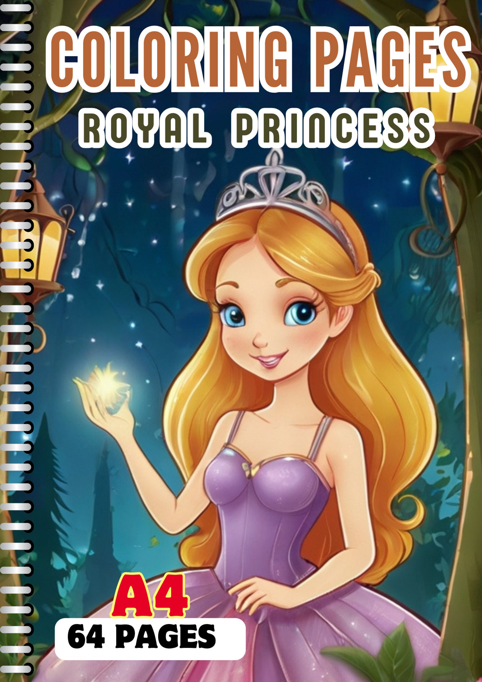 Coloring Pages With the Theme of Royal Princess, Coloring Books, Learn ...