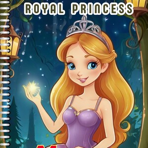 Coloring Pages With the Theme of Royal Princess, Coloring Books, Learn ...