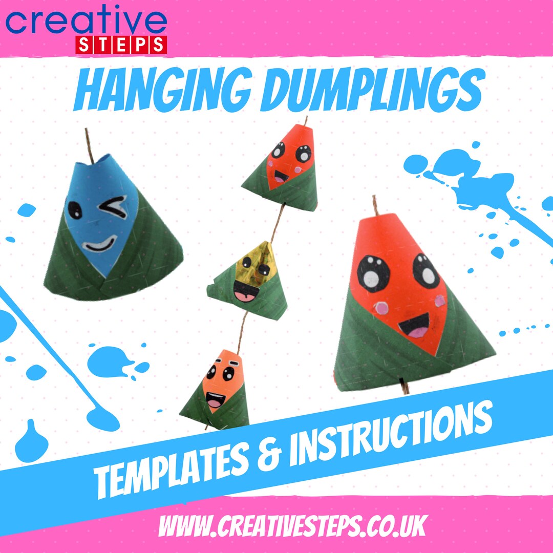 Hanging Dumpling Arts and Crafts for Kids. Creativestepscrafts - Etsy