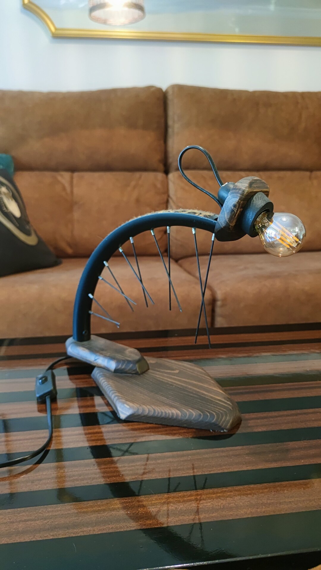 BMX Wheel Lamp - Etsy