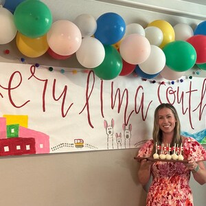 Custom Homemade Banners With Hand Lettering - Great for Work/family ...