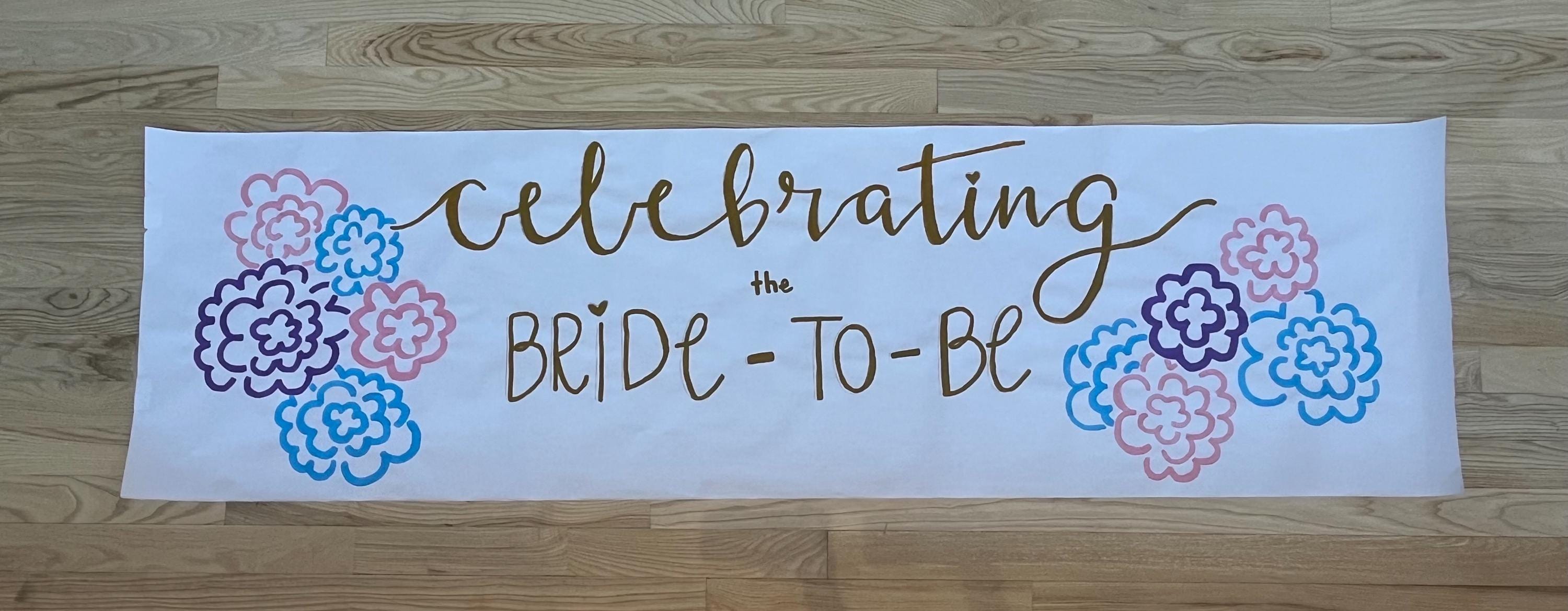 Custom Homemade Banners With Hand Lettering - Great for Work/family ...