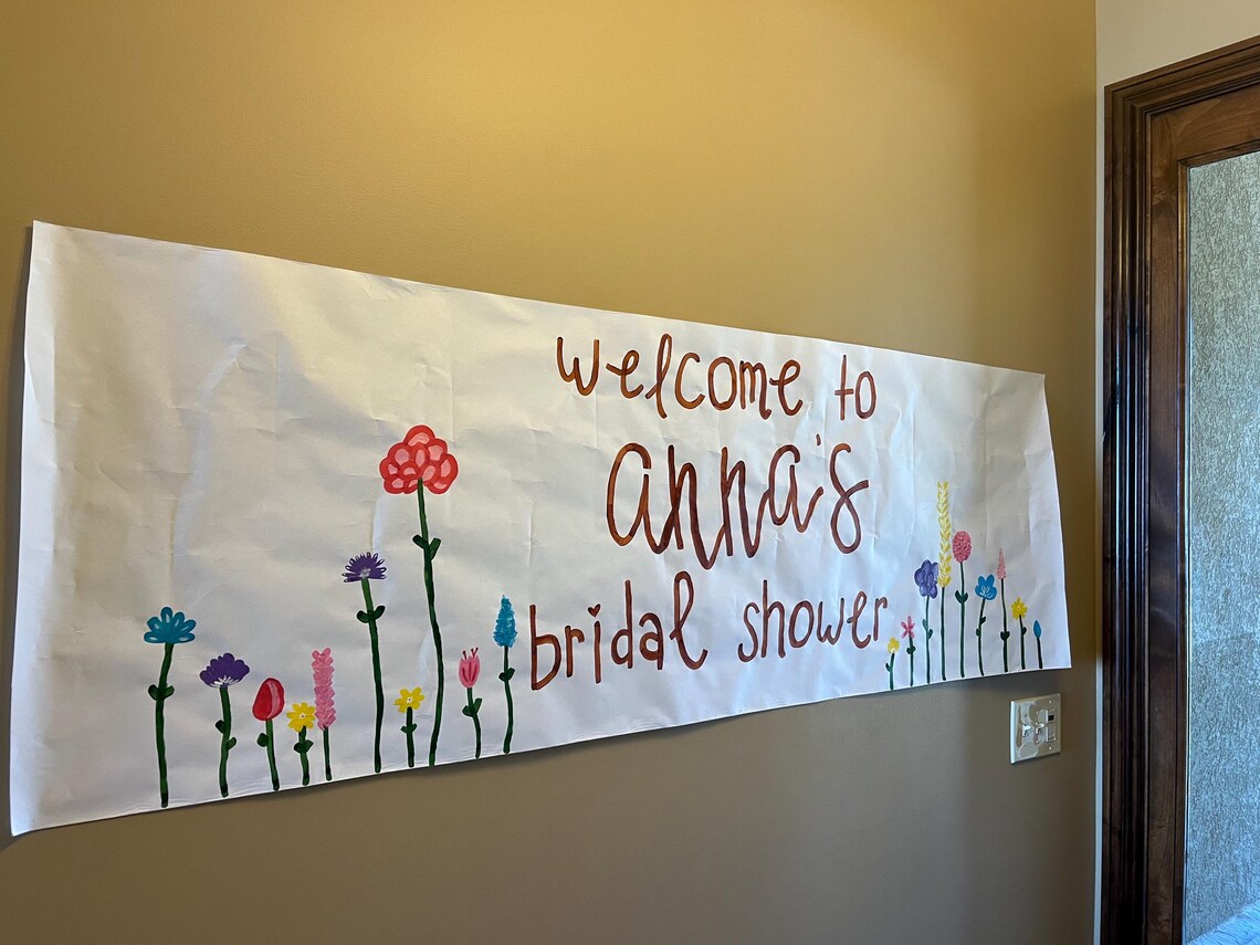 Custom Homemade Banners With Hand Lettering - Great for Work/family ...