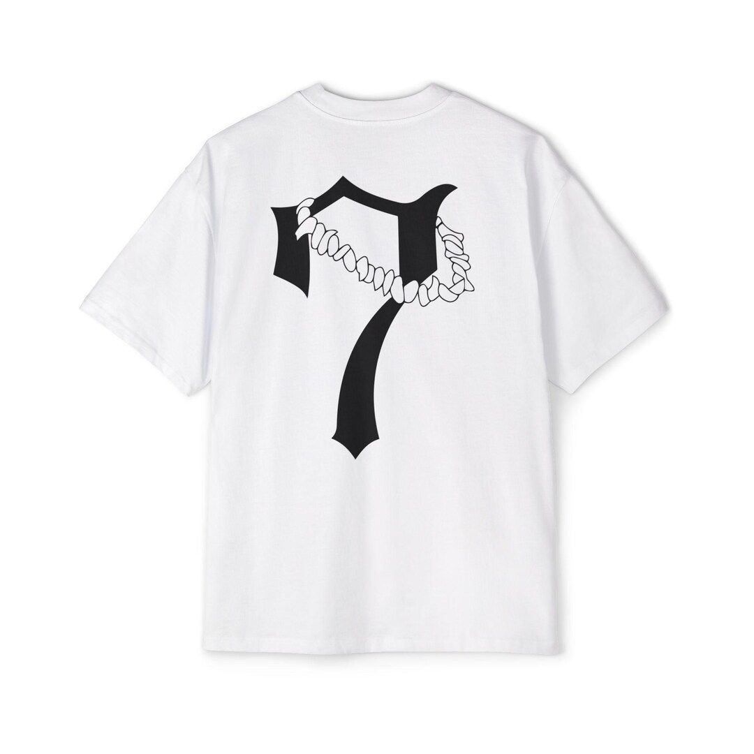 ESPADA 7 NUMBER LOGO Men's Heavy Oversized Tee - Etsy