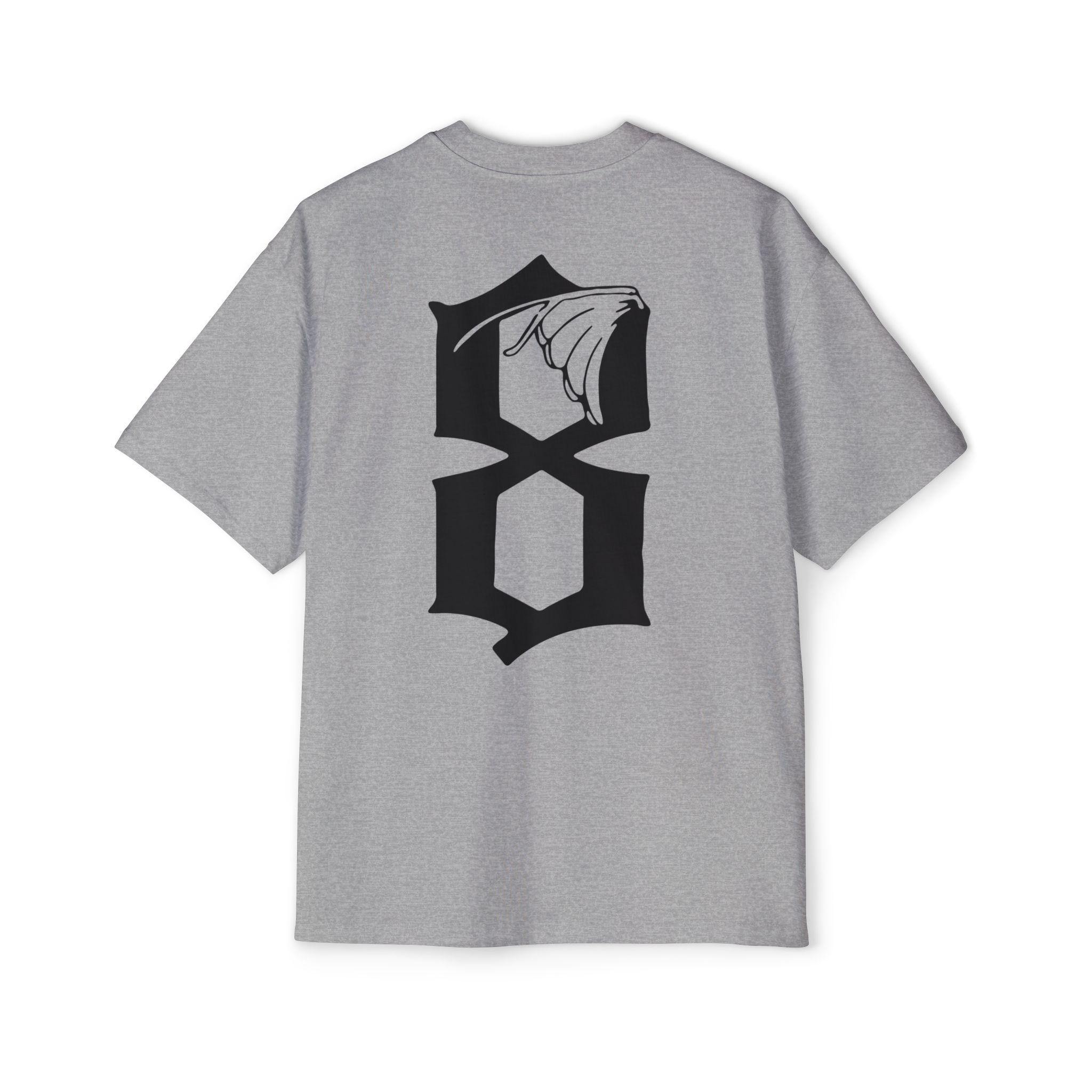 ESPADA 8 NUMBER LOGO Men's Heavy Oversized Tee - Etsy