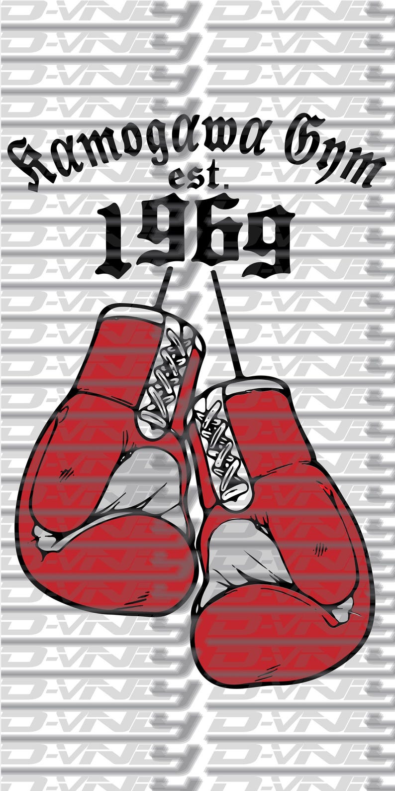 Hajime No Ippo (fighting Spirit) Gloves Color Design PNG and SVG - Etsy