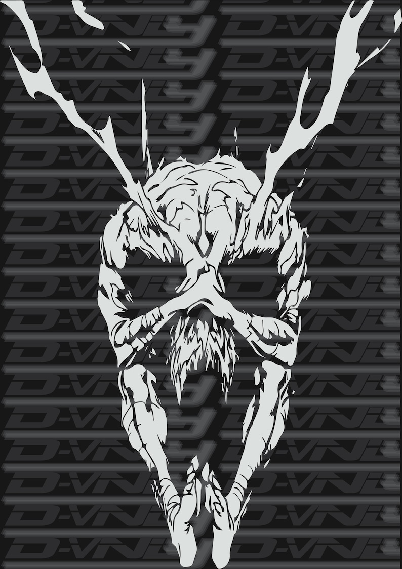 Garou Vulture Skull Design (contains SVG and PNG File+ - Etsy UK