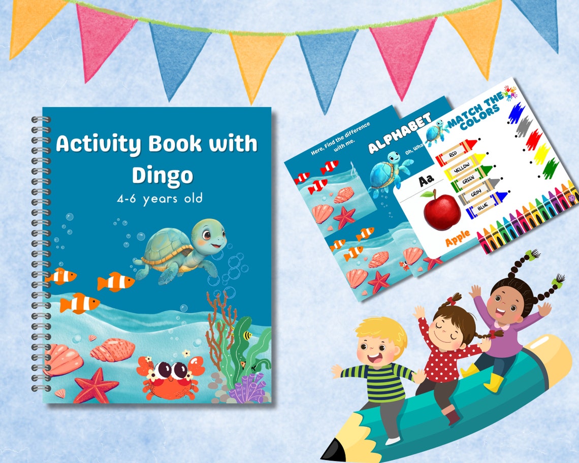 Printable Busy Book for Preschoolers Bundle Nursery Fun Book Nursery ...