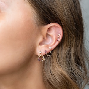 Gold / Silver Earring Set, Multiple Set Earrings, Minimalist Earring ...