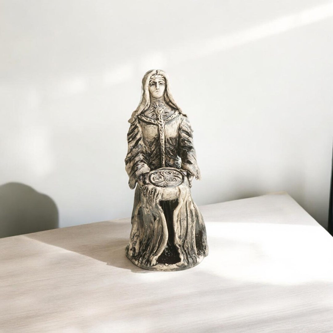 Goddess Danu Ceramic Statue Danu Mother Goddess Dana Irish Goddess ...